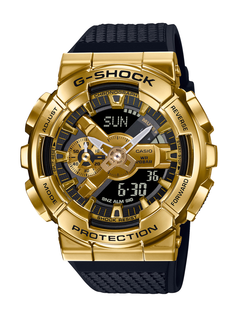 Casio G-Shock Duo Gold Metal Bezel Watch - GM110G-1A9 - Stonex Jewellers