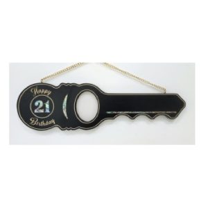 Buy Traditional Wooden 21st Key from Stonex Jewellers